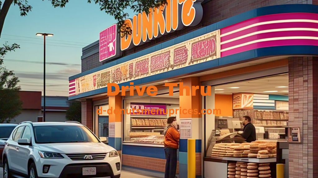 Dunkin Drive Thru Menu (Updated August 2025)